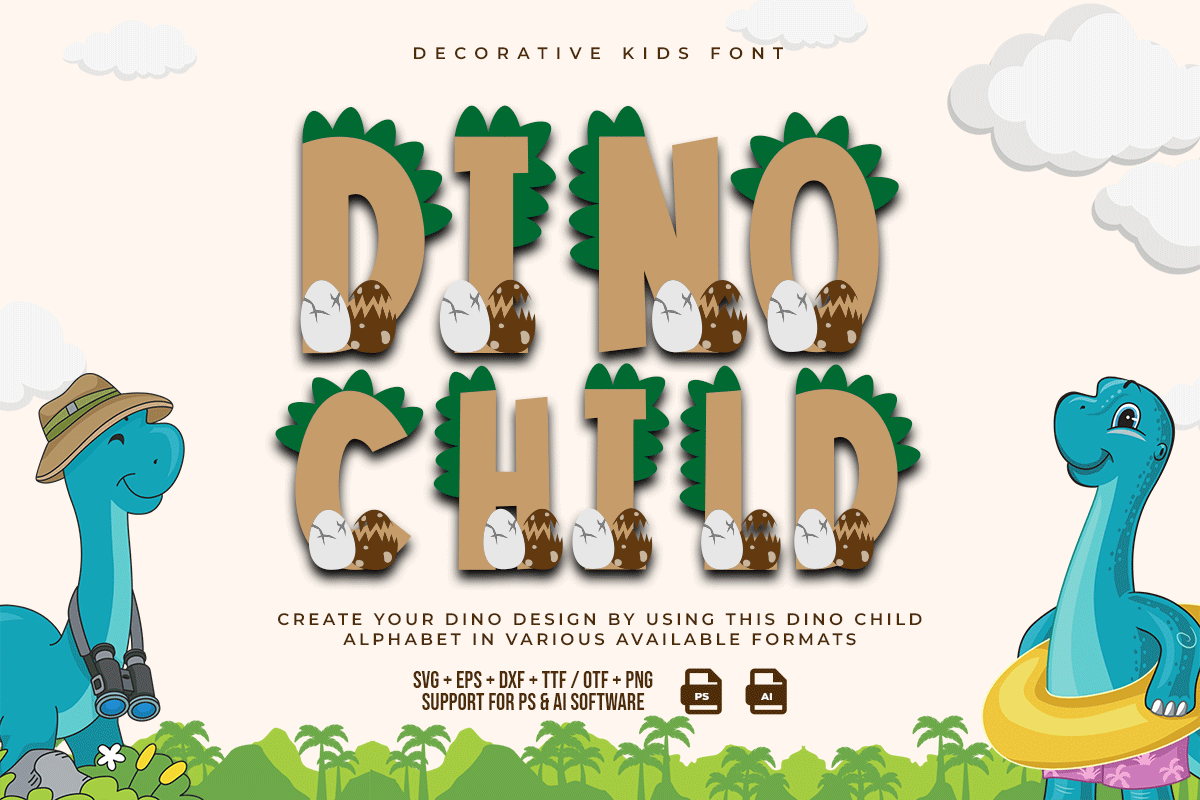 Dino Child Font | Fontkong | FontSpace