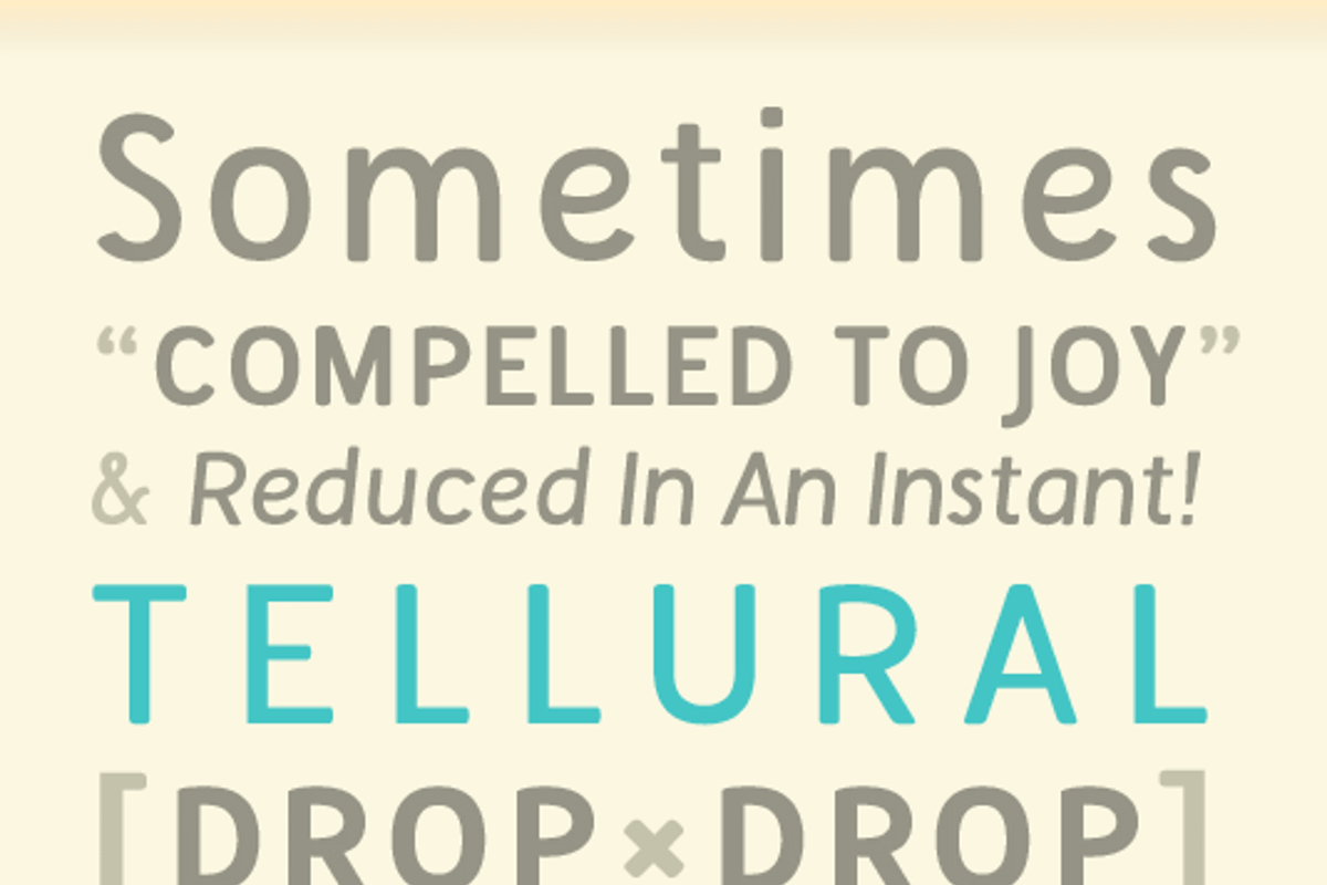 Tellural Font - Free Download