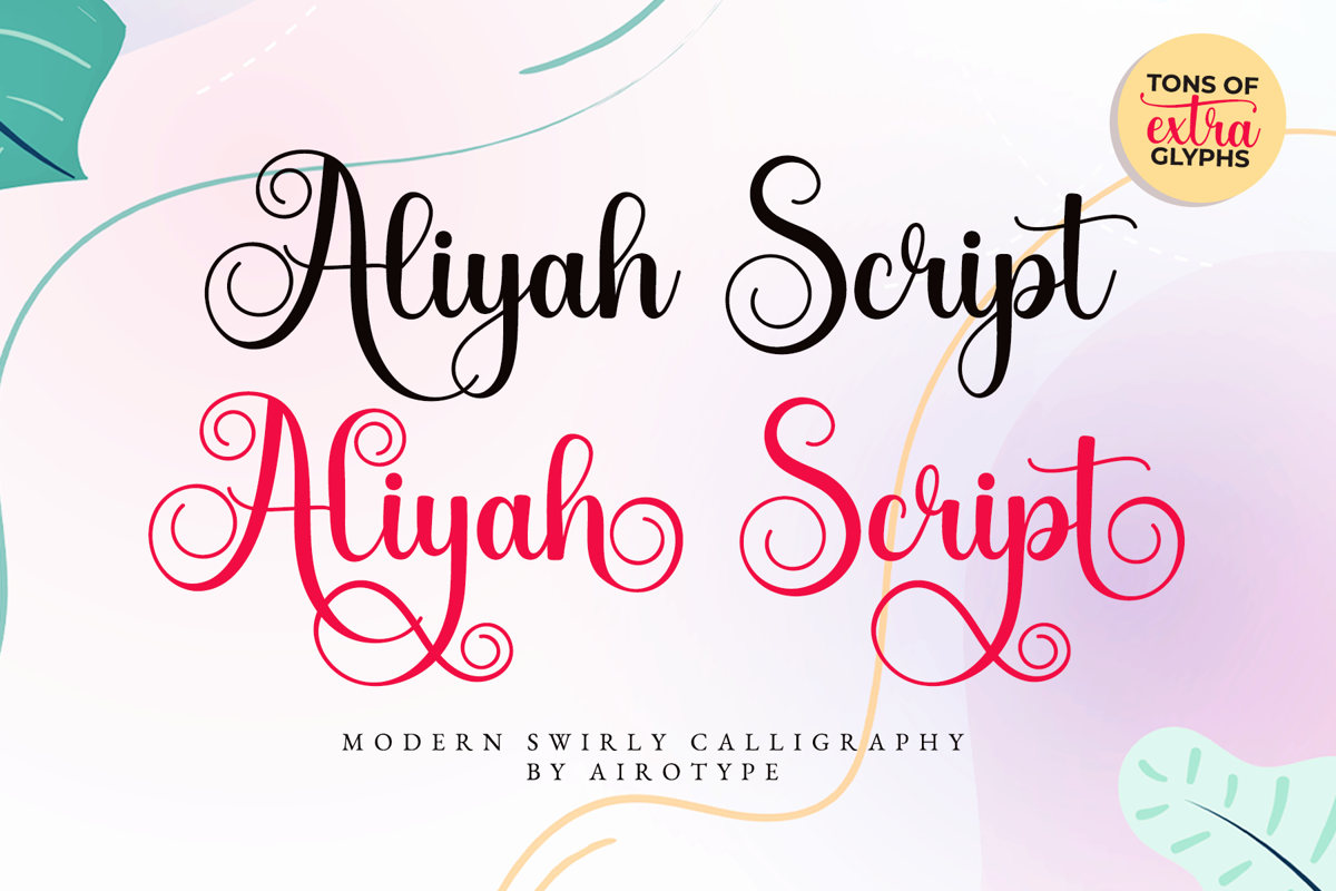 Aliyah Script Font - Free Download