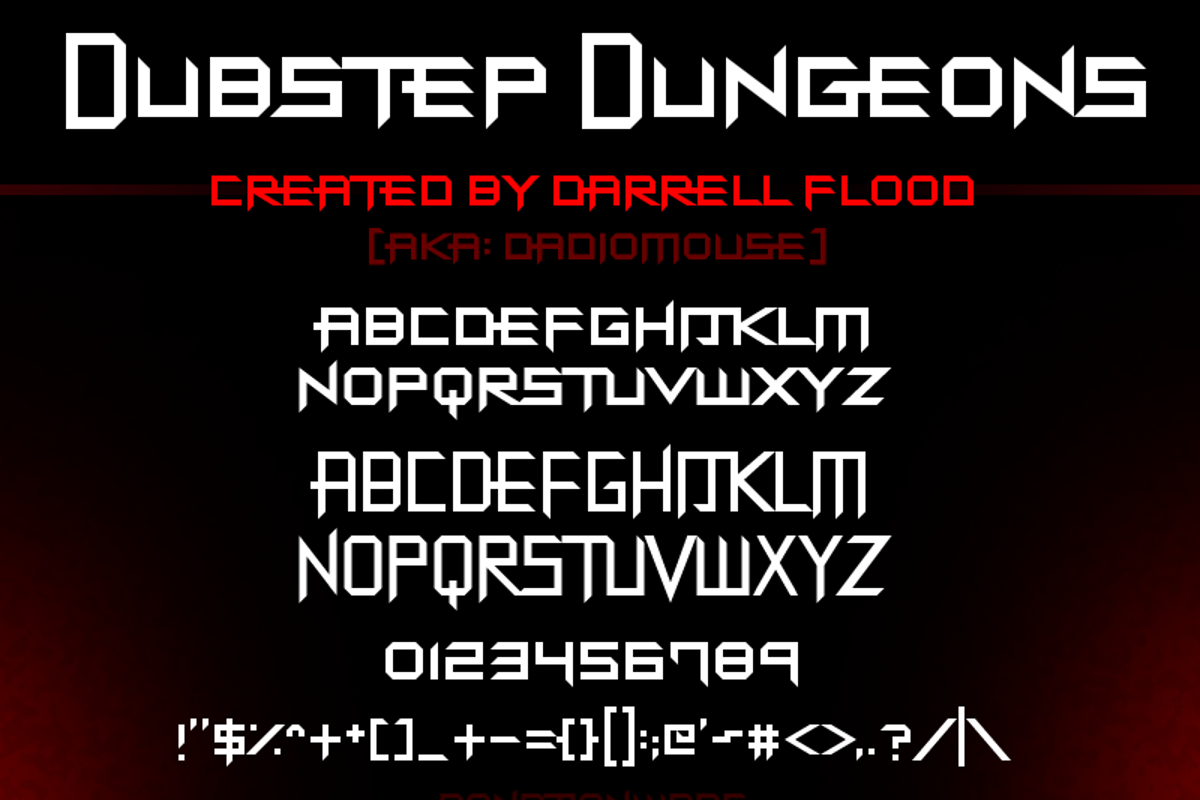 Dubstep Dungeons Font | HAWTPIXEL - Darrell Flood | FontSpace Dubstep Dungeons Font | HAWTPIXEL - Darrell Flood | FontSpace