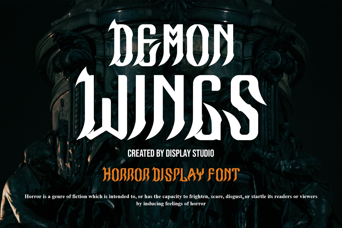 Demon Wings Font - Free Download