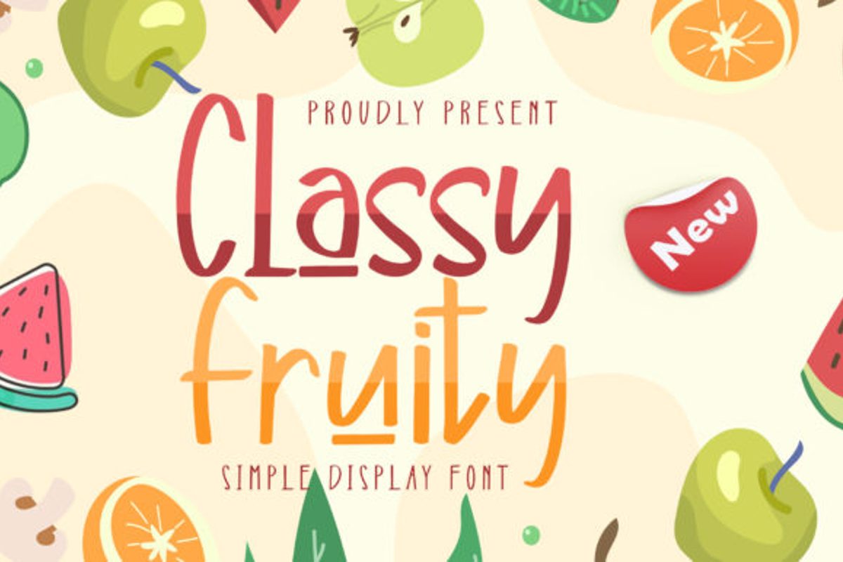 Classy Fruity Font | Isolatype | FontSpace