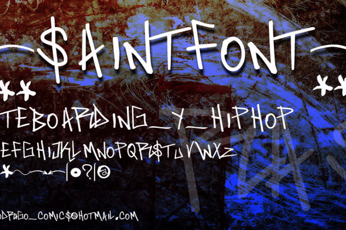 Saint Font | RASDESIGN | FontSpace