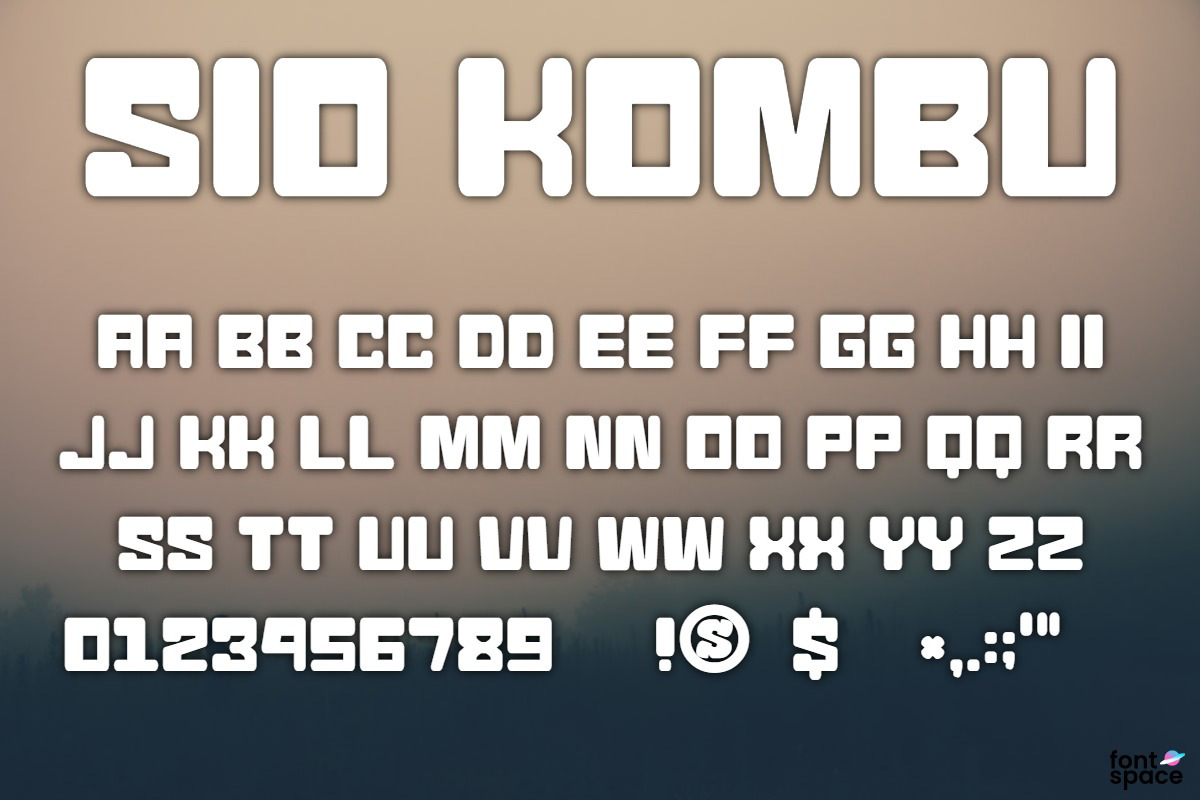 Sio Kombu Font - Free Download
