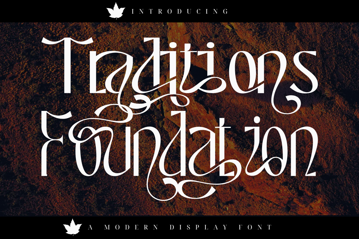 Traditions Foundation Font | 177Studio | FontSpace
