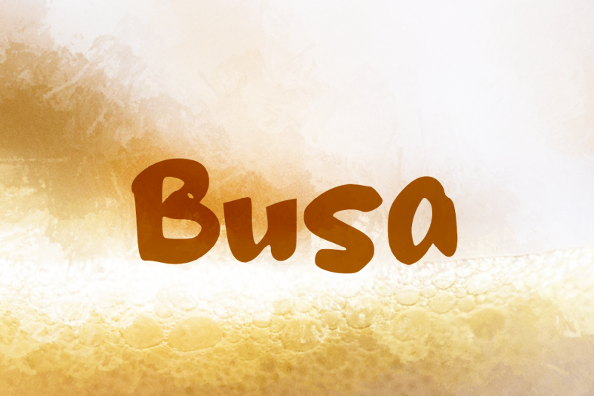 B Busa Font | wepfont | FontSpace