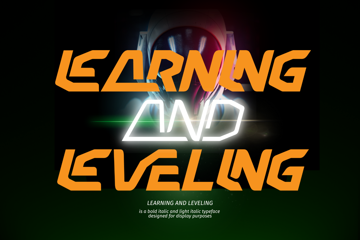 Learning and Leveling Font | 177Studio | FontSpace