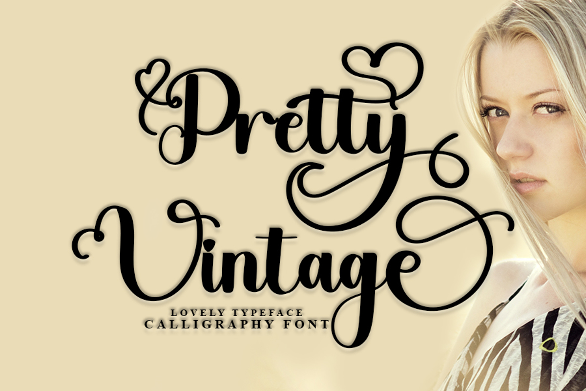 Pretty Vintage Font | FreshTypeINK | FontSpace