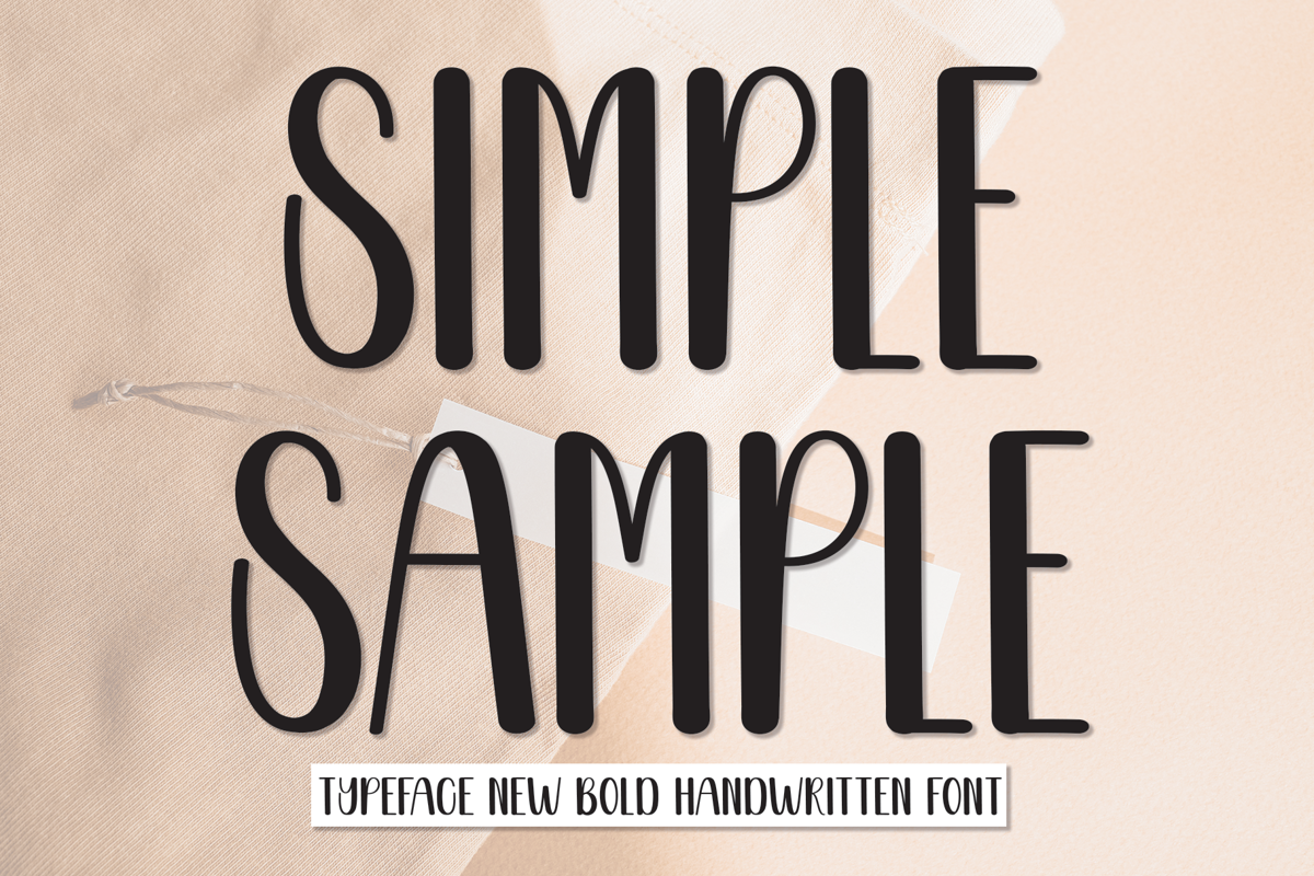 Simple Sample Font | scratchones_creative | FontSpace