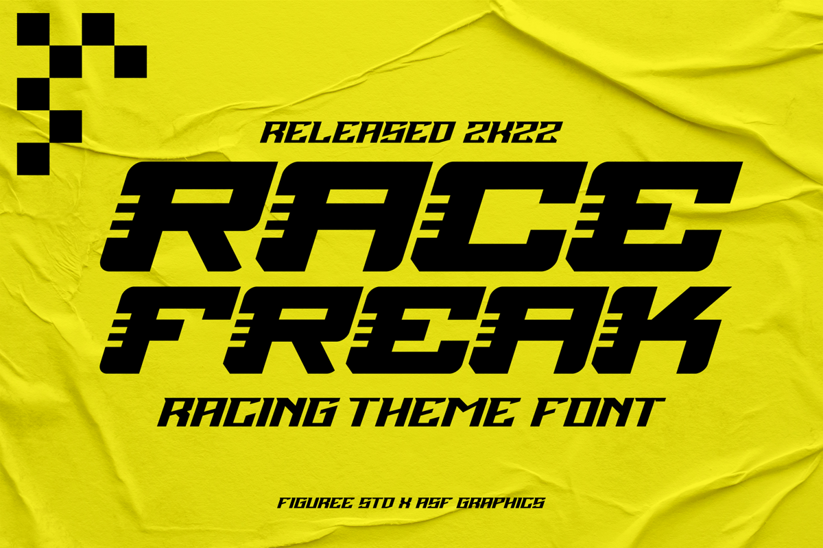 Race Freak Font | figuree | FontSpace