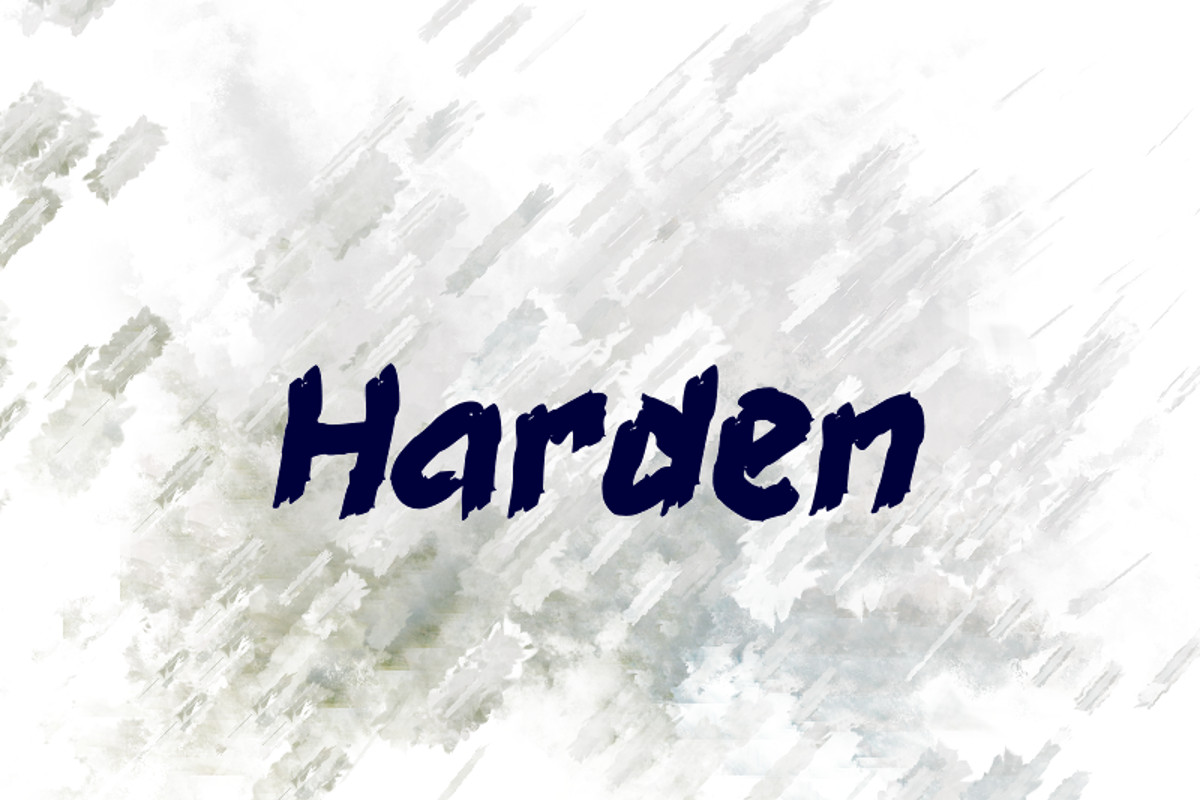H Harden Font - Free Download