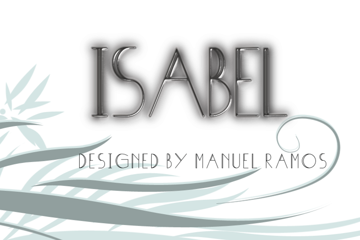 Isabel Font | M.Ramos | FontSpace