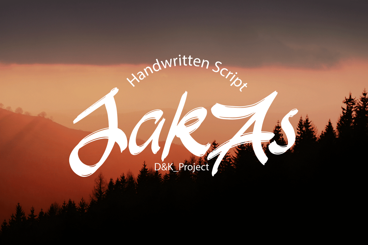 JakAs Font | D&K_Project | FontSpace