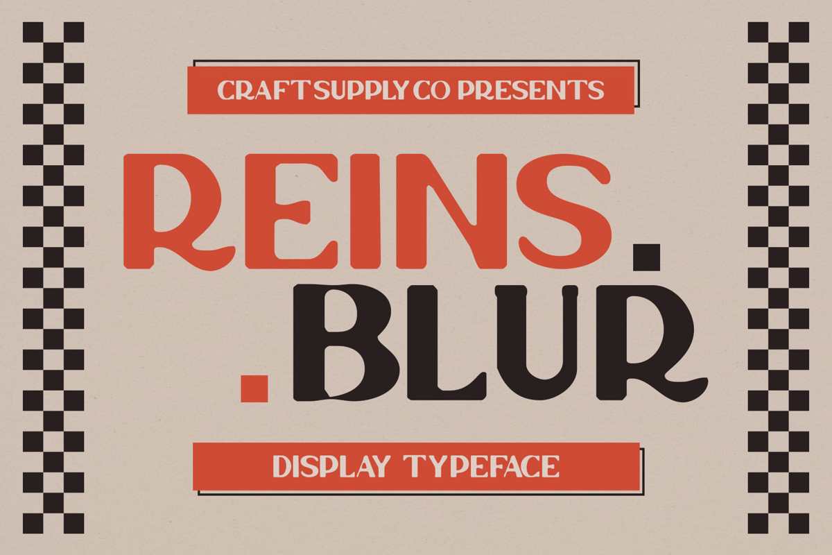 Reins Blur Font - Free Download