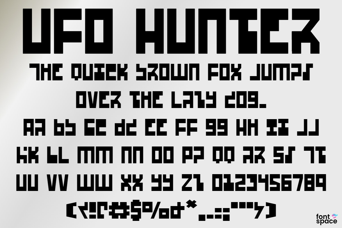 UFO Hunter Font - Free Download
