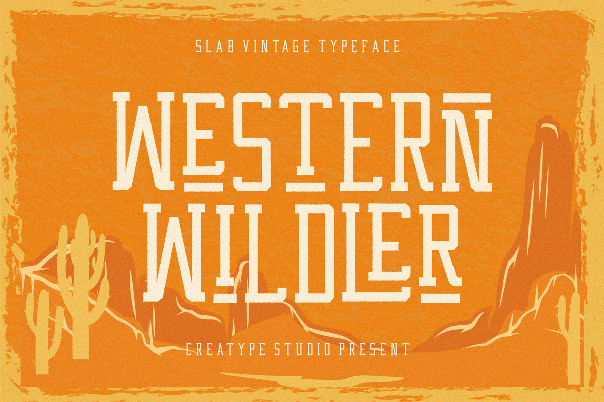 Western Wildler Font | Creatype Studio | FontSpace