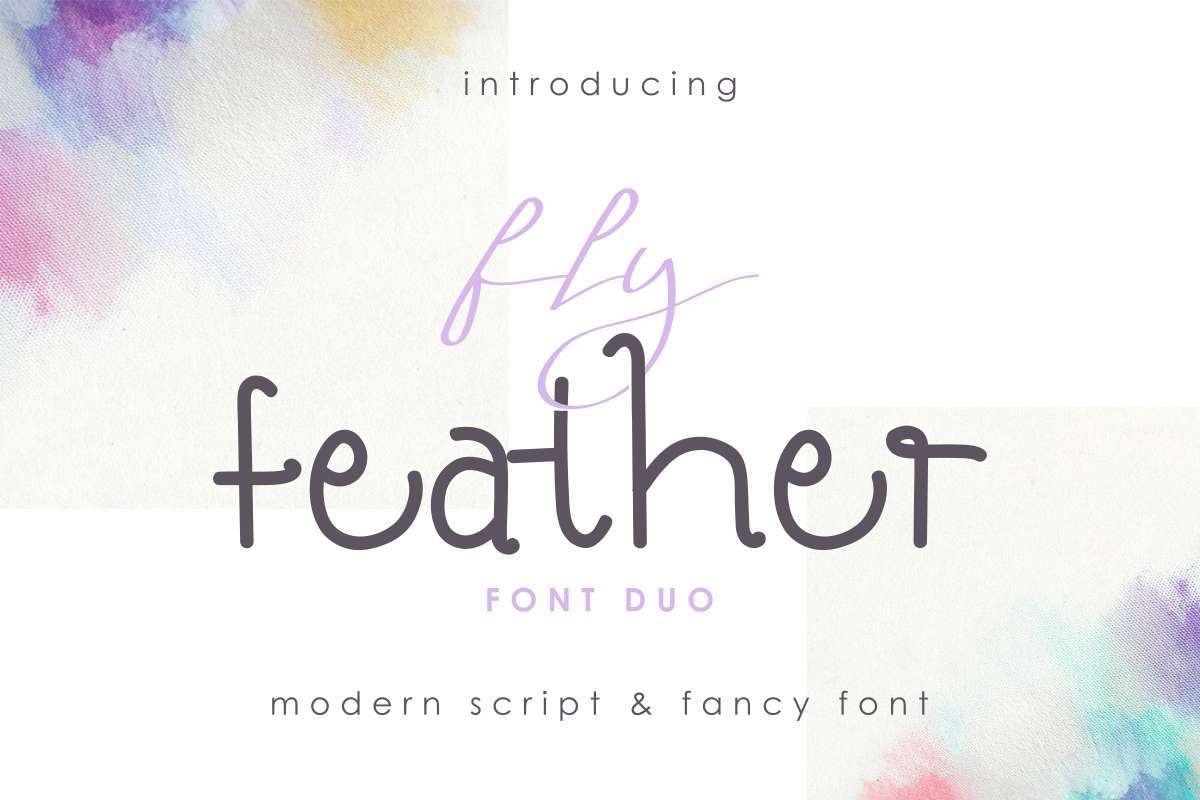 Fly Featherdemo Fancy Font | Edric Studio | FontSpace
