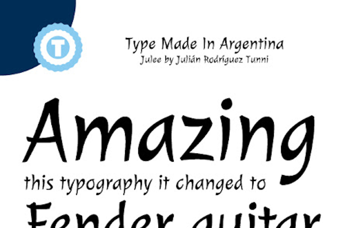 Julee Font | Julian Tunni | FontSpace