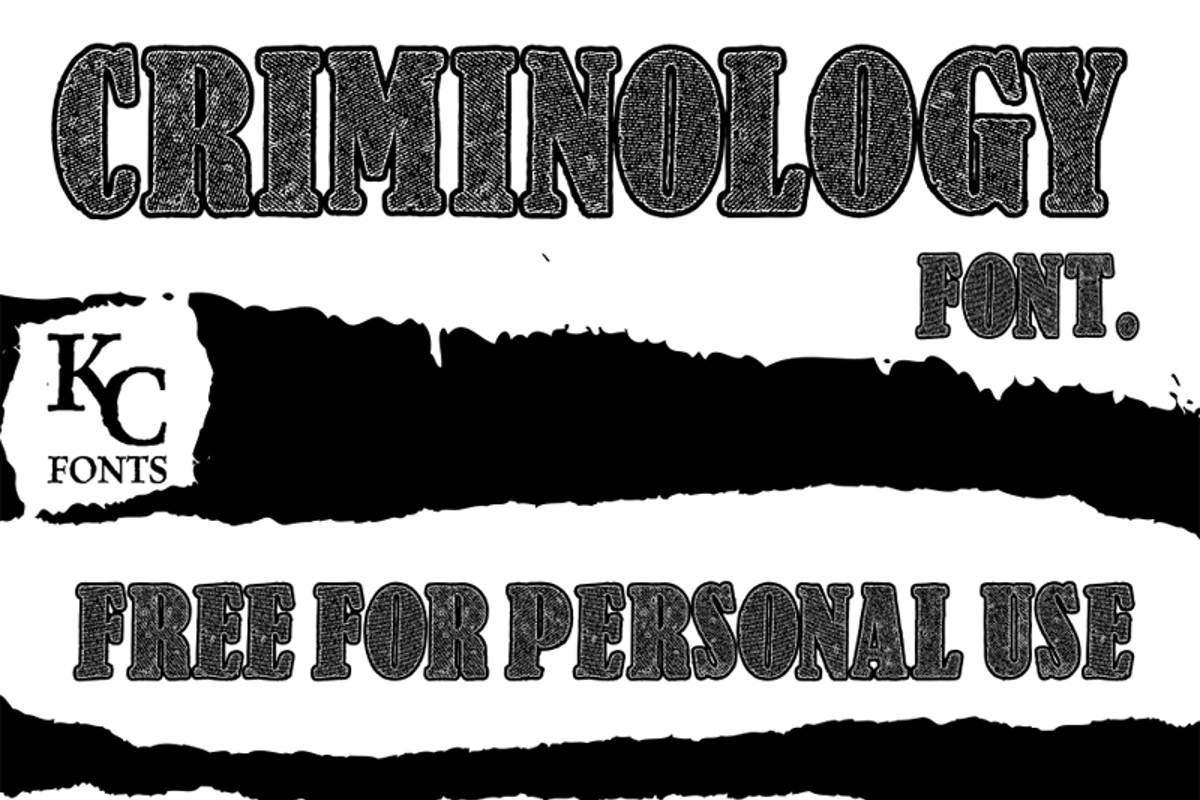Criminology Font - Free Download