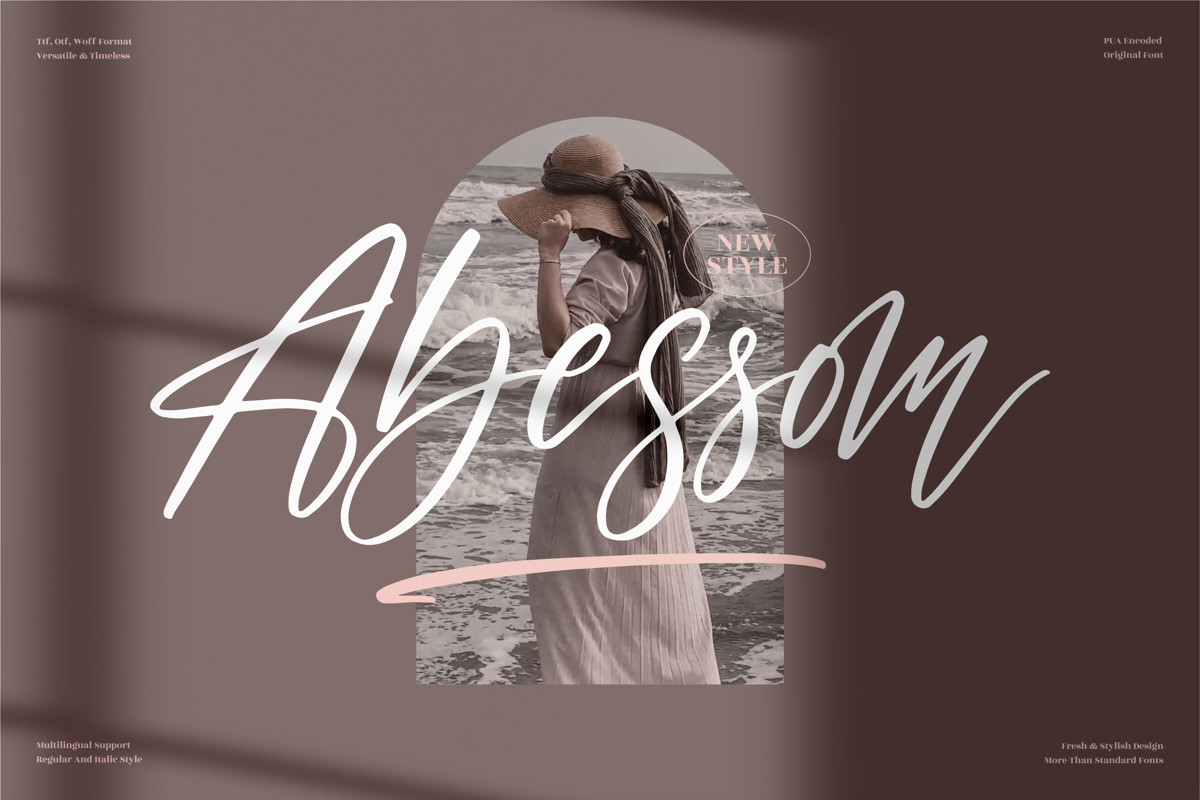 Abessom Font | Perspectype Studio | FontSpace