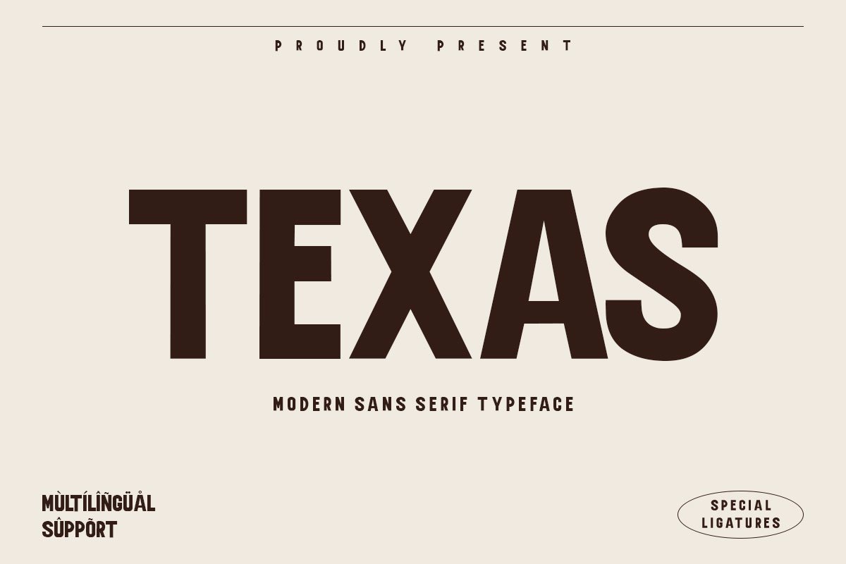 TEXAS Font | Fontkong | FontSpace