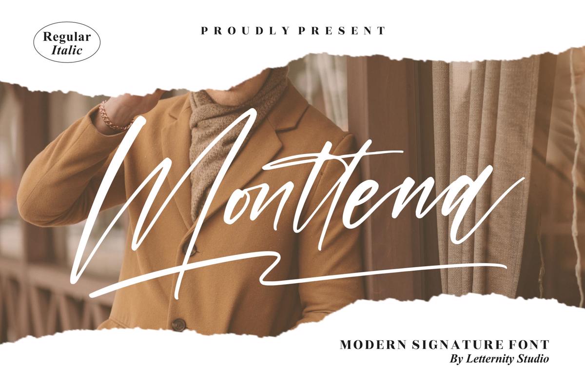 Monttena Font - Free Download