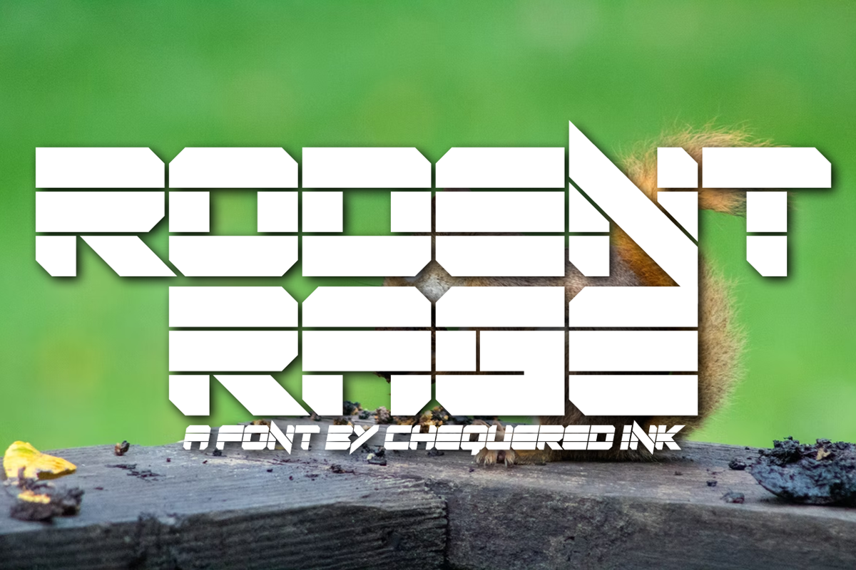Rodent Rage Font | Chequered Ink | FontSpace