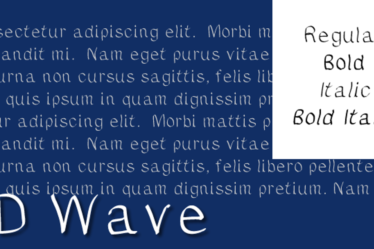 JDWave Font | Jecko Development | FontSpace