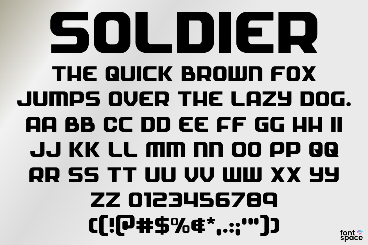 Soldier Font - Free Download