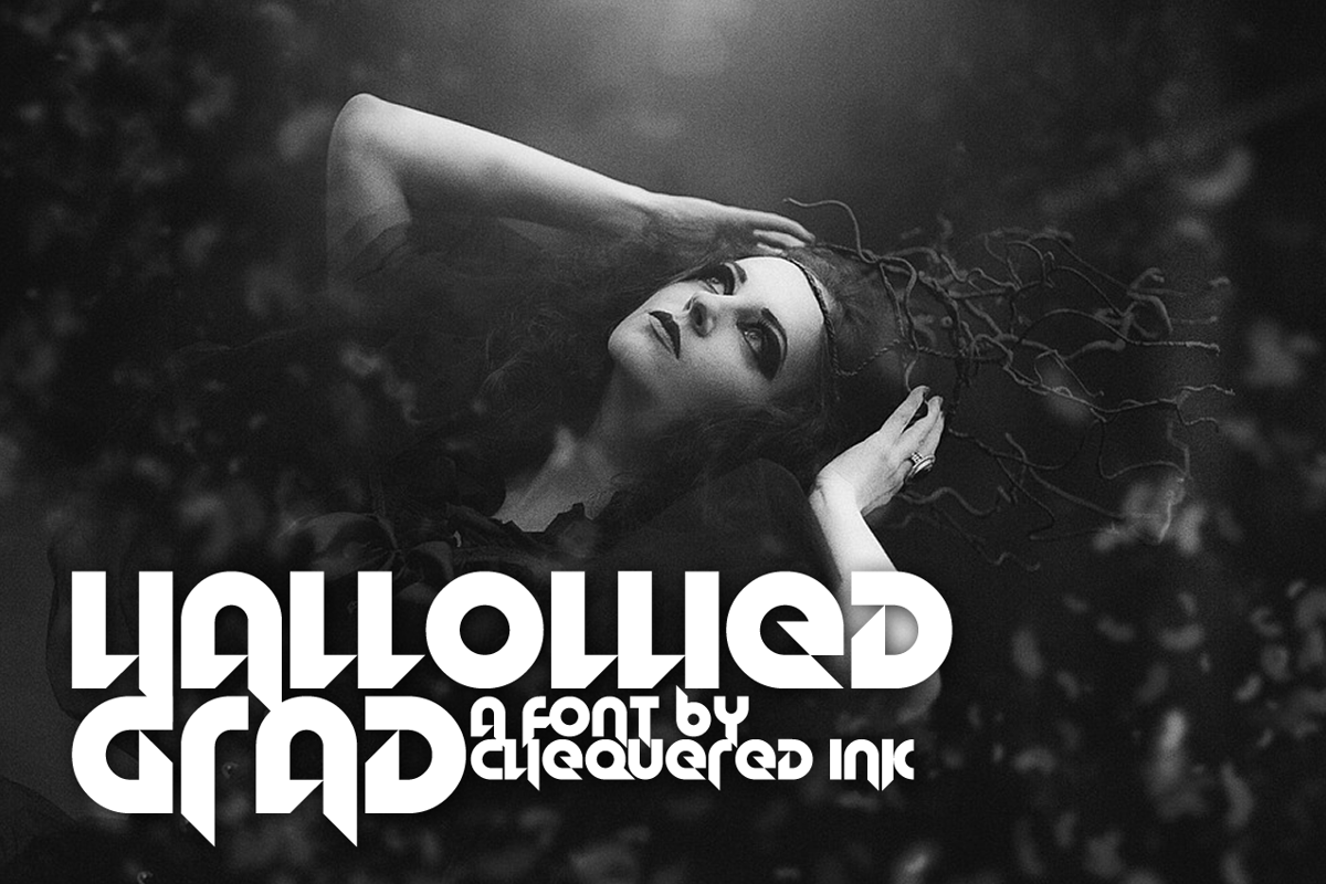 Hallowed Grad Font | Chequered Ink | FontSpace