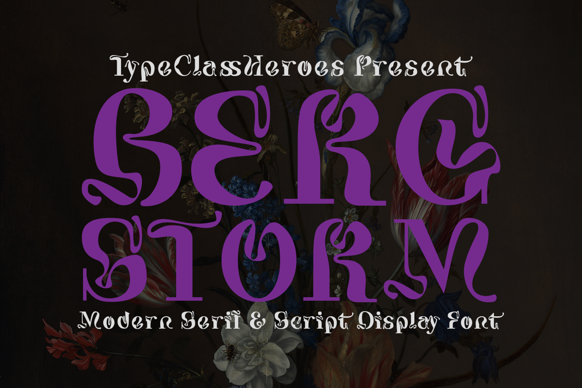 Bergstorm Font - Free Download