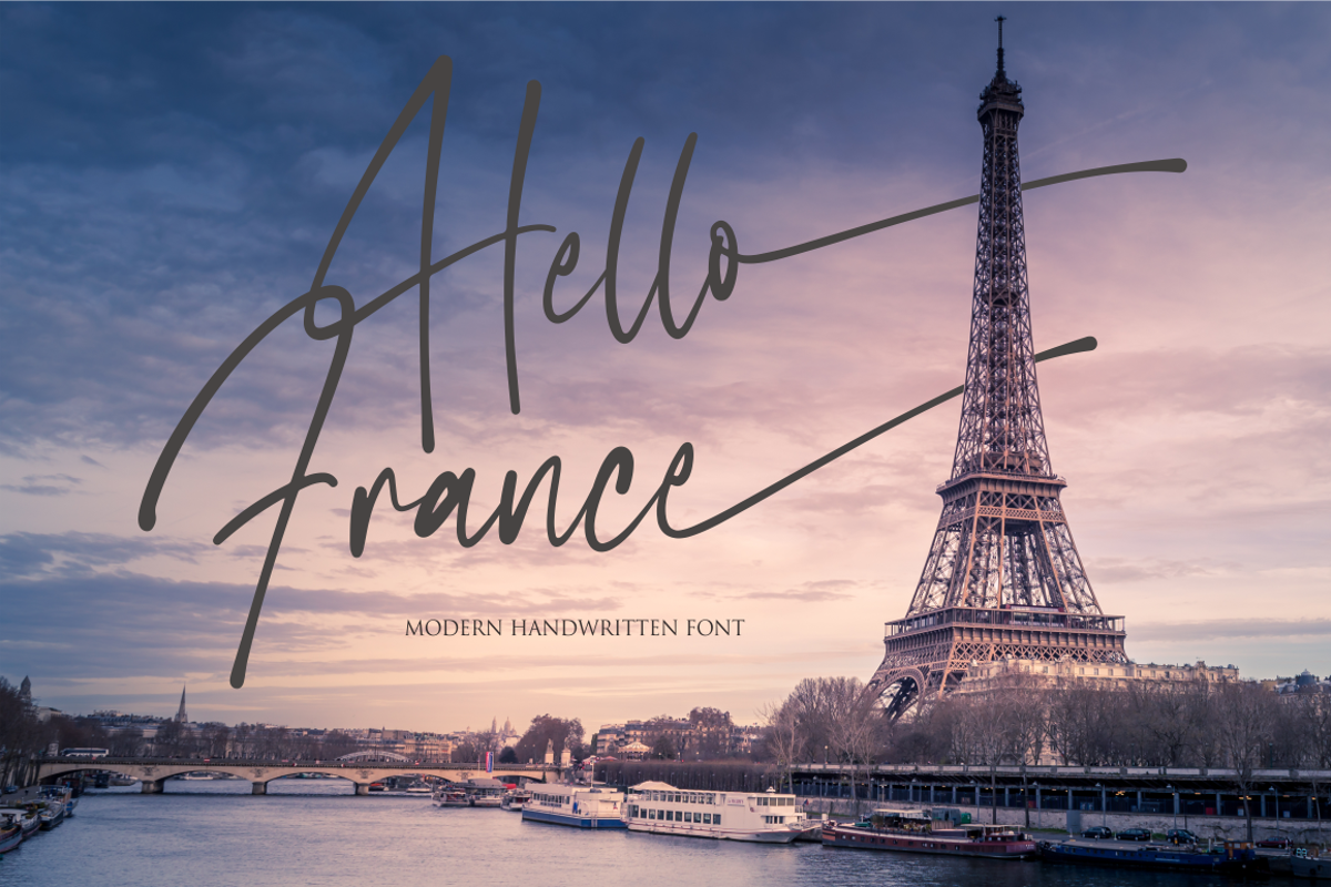 Hello France Font - Free Download