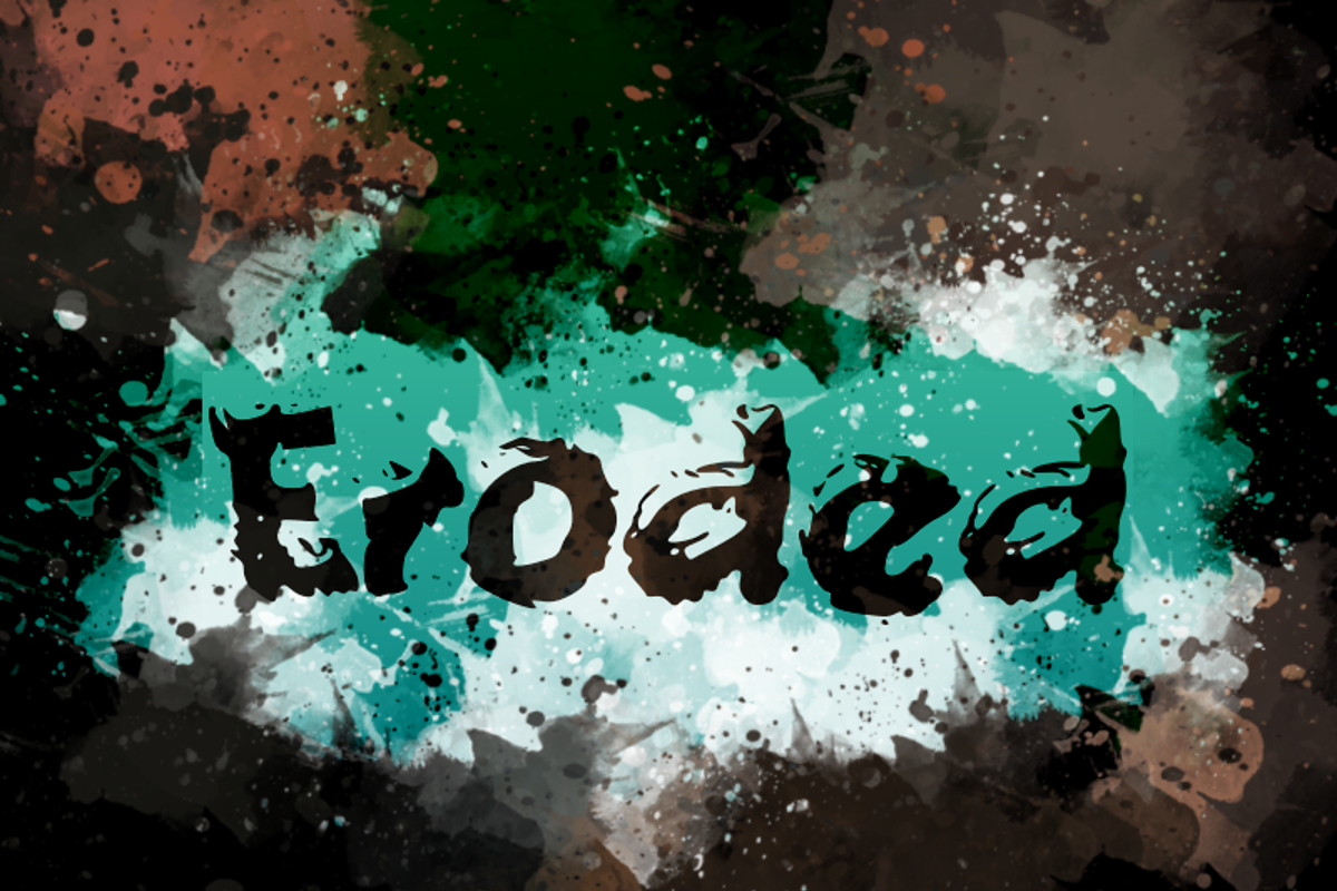 E Eroded Font | wepfont | FontSpace