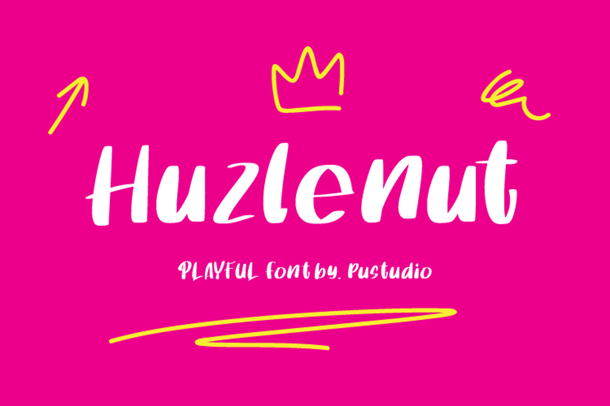 Huzlenut Font | pustudionet | FontSpace