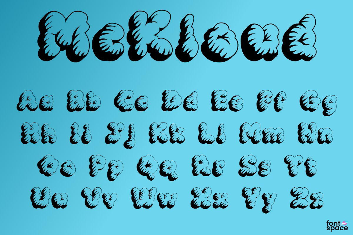 McKloud Font | Apostrophic Lab | FontSpace