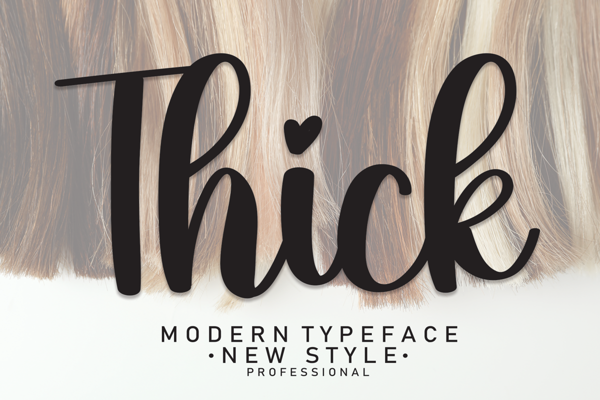 Thick Font | scratchones_creative | FontSpace