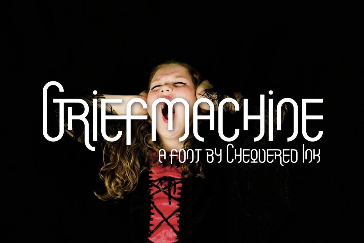 Griefmachine Font | Chequered Ink | FontSpace