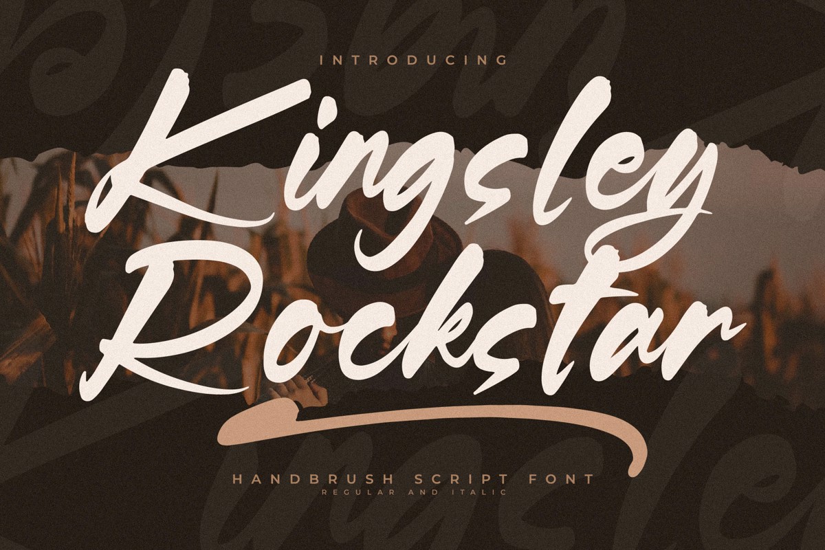 Kingsley Rockstar Font | Letterena Studios | FontSpace