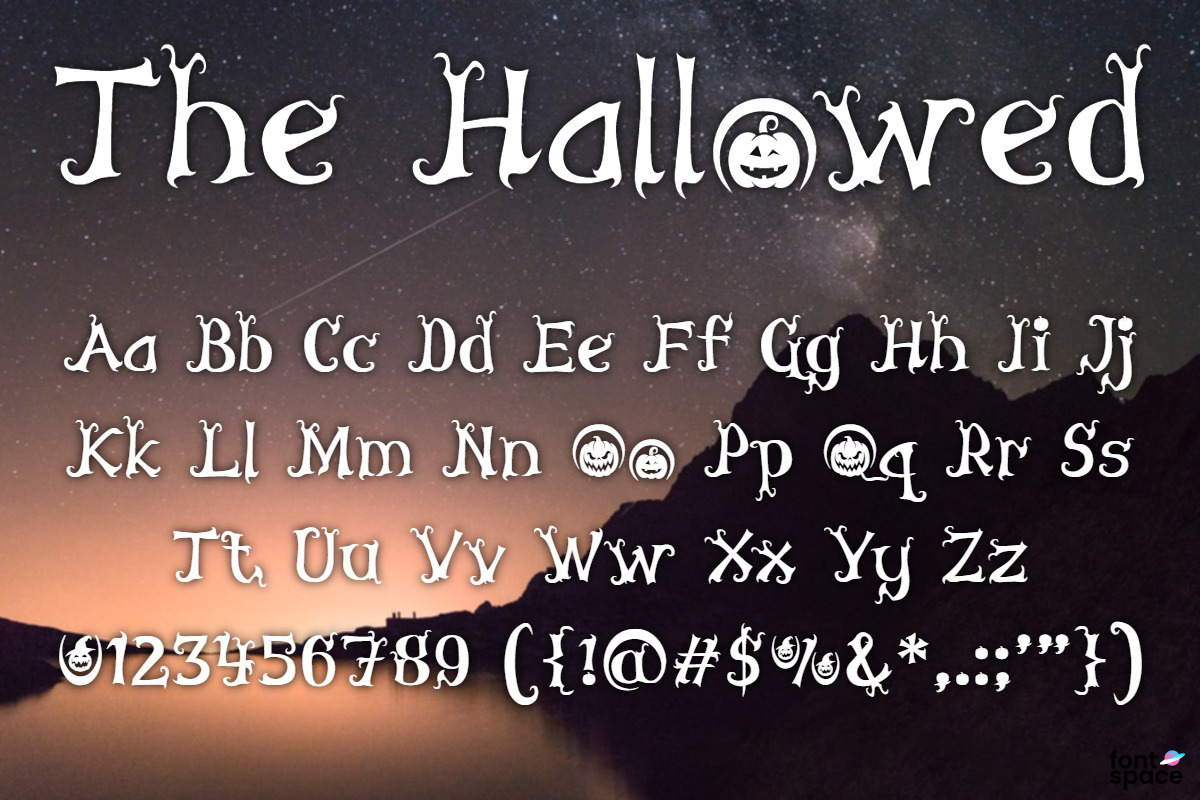 The Hallowed Font | Little Red Studio | FontSpace
