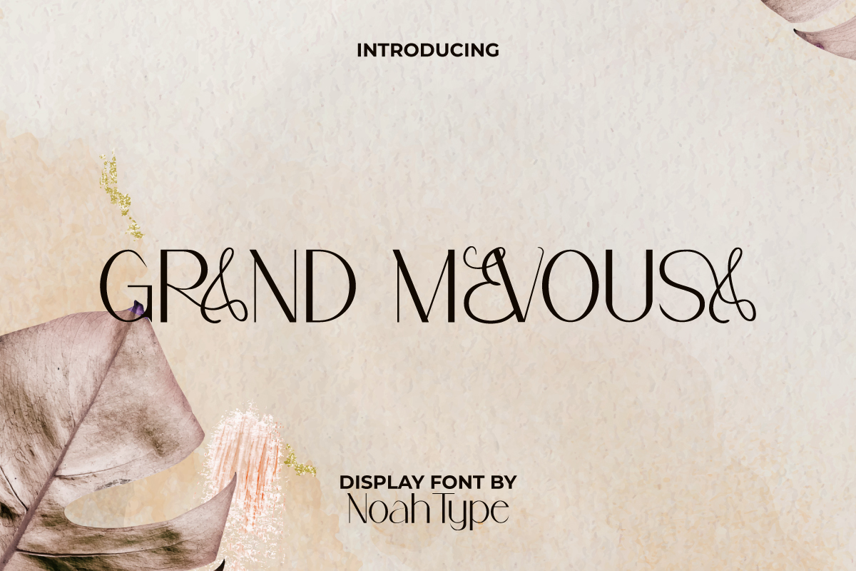 Grand Mevousa Font | noahtype | FontSpace