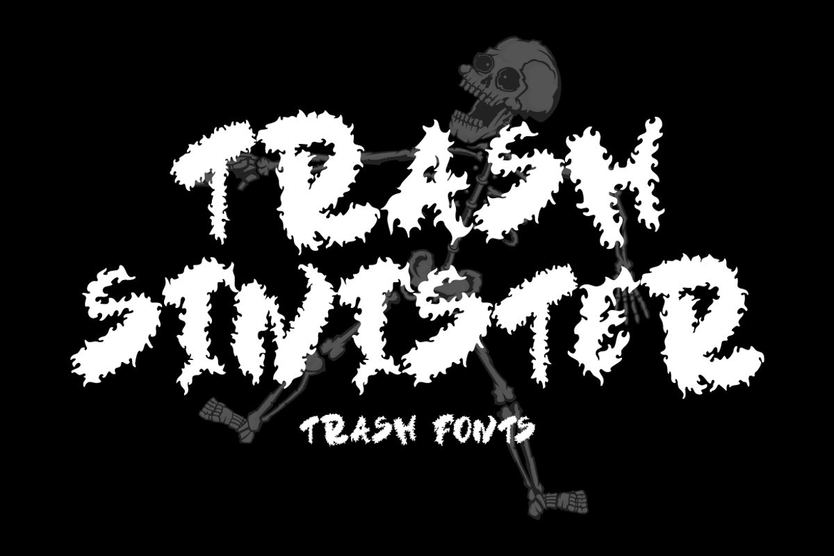 Trash Sinister Font | Trash Fonts | FontSpace