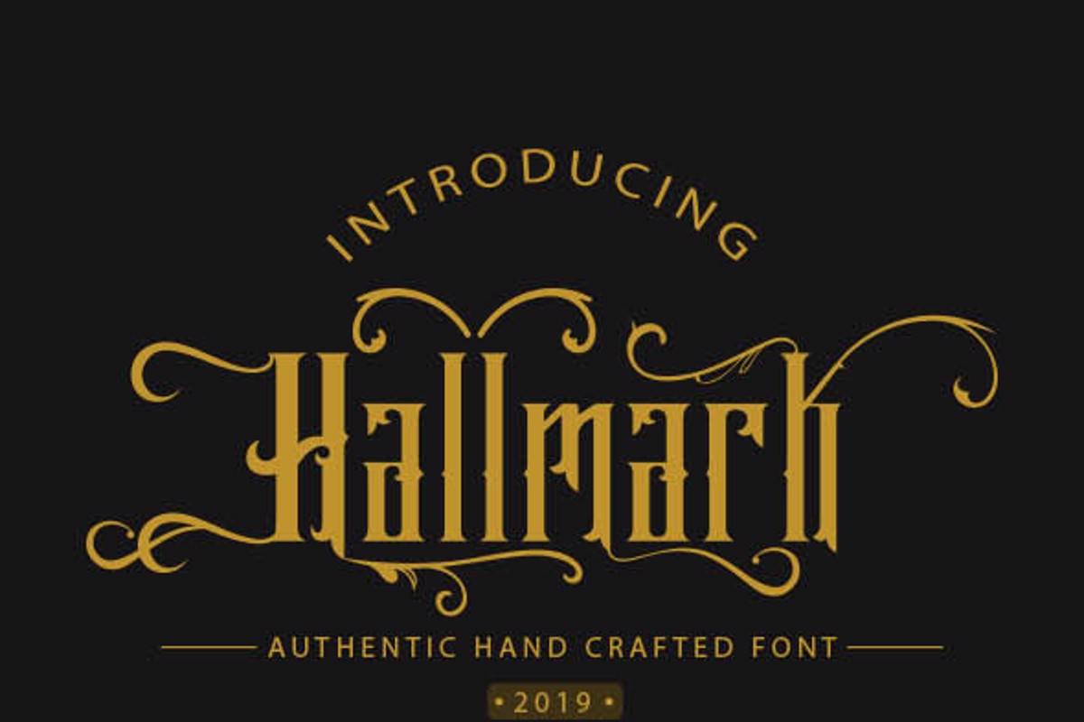 Hallmark demo Font | LetterStock Std | FontSpace