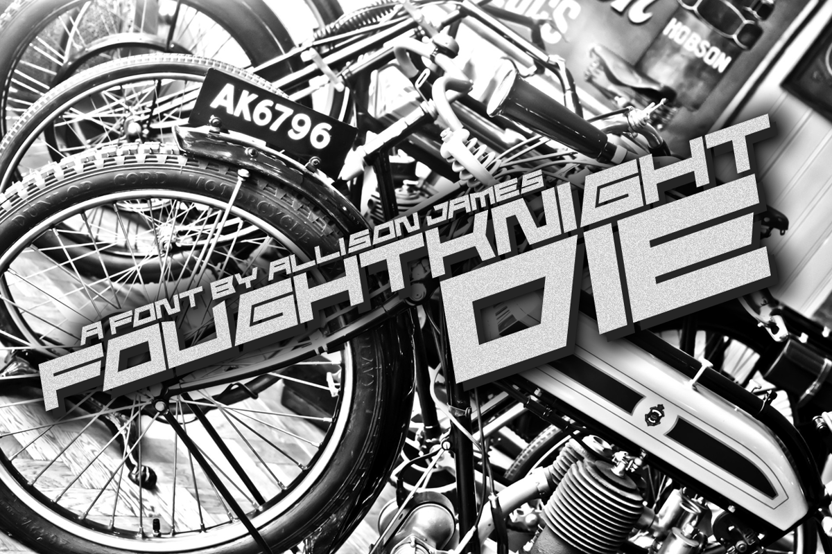 FoughtKnight Die Font | Chequered Ink | FontSpace