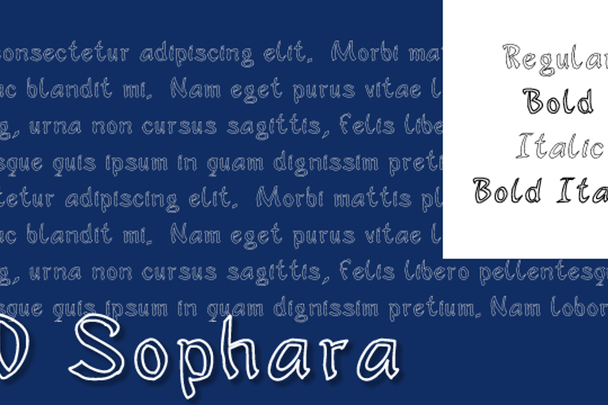 JD Sophara Font | Jecko Development | FontSpace