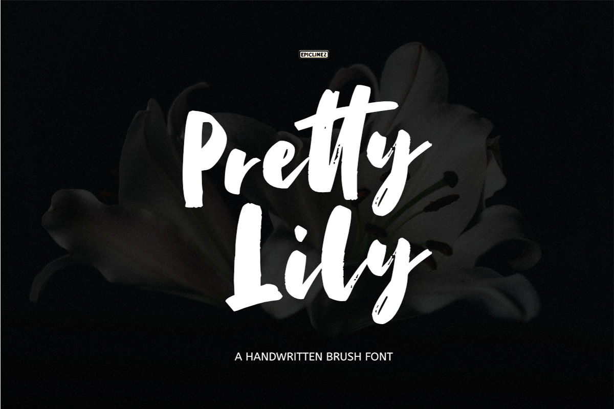 Pretty Lily Font | Epiclinez | FontSpace