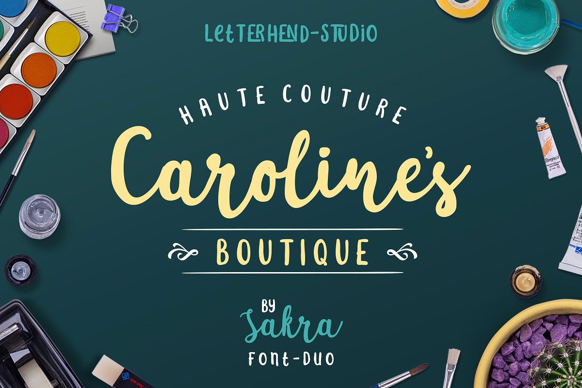 Sakra Font Letterhend Studio FontSpace