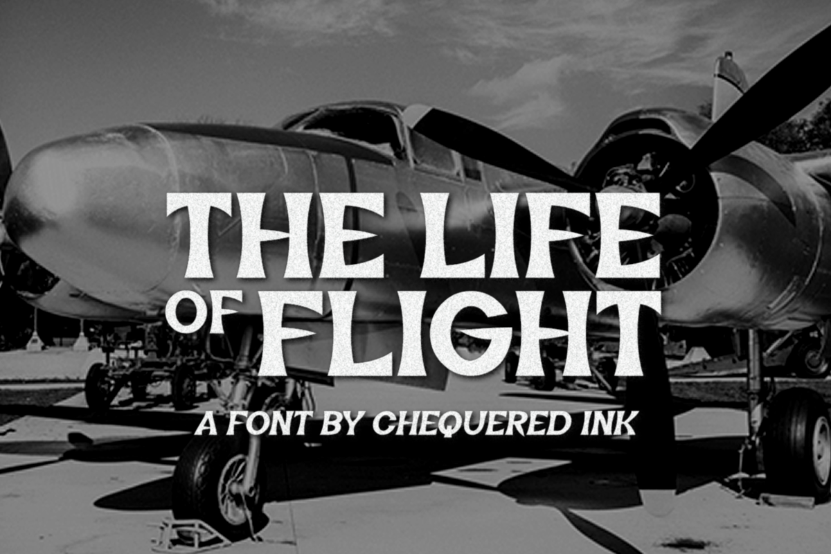 The Life of Flight Font - Free Download