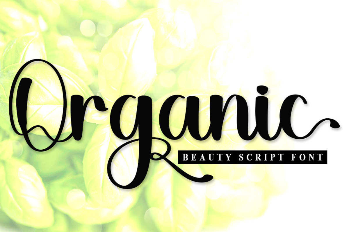 Organic Font | FreshTypeINK | FontSpace