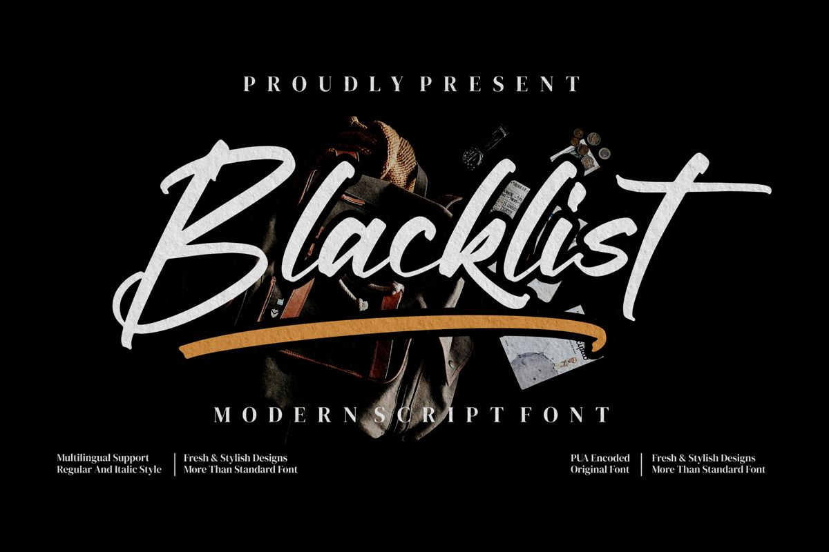 Blacklist Font | Integritype Studio | FontSpace
