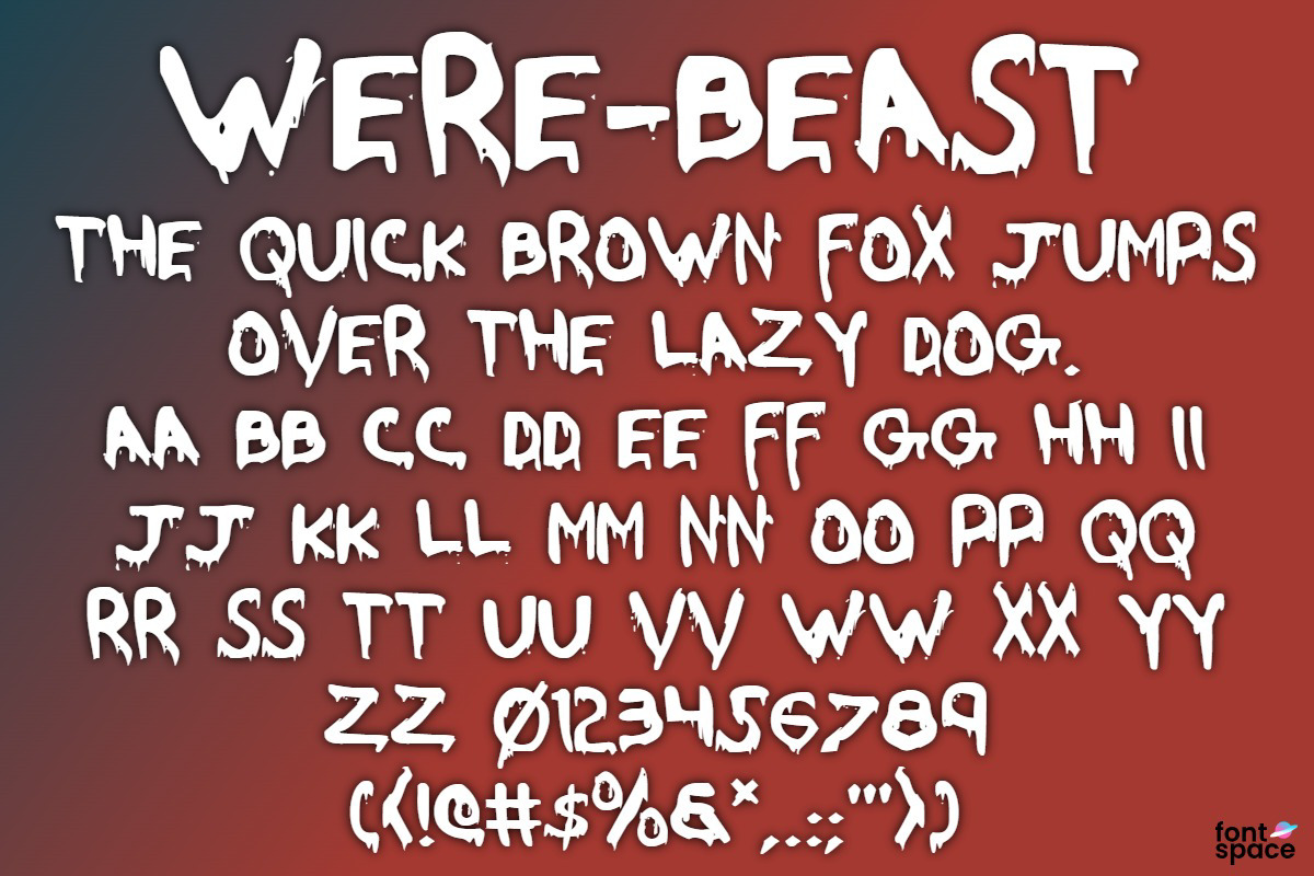 Were - Beast Font | Iconian Fonts | FontSpace